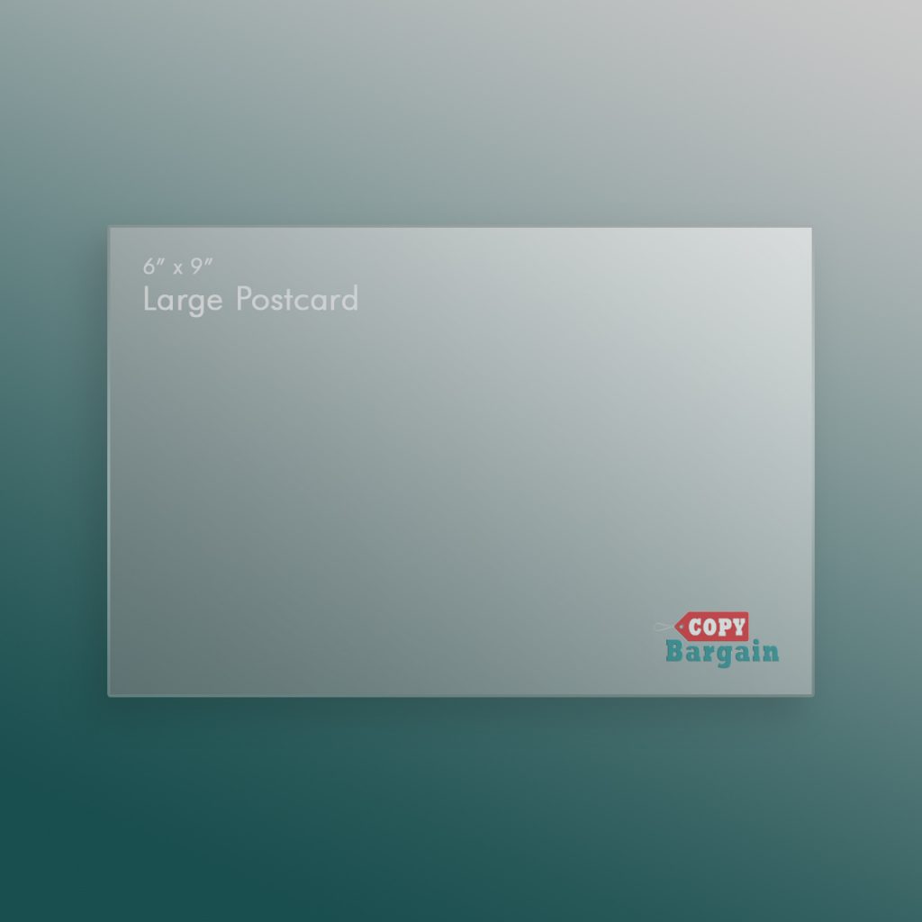 Large Postcard Printing — Copy Bargain