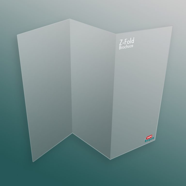 Z-Fold Brochure Printing — Copy Bargain