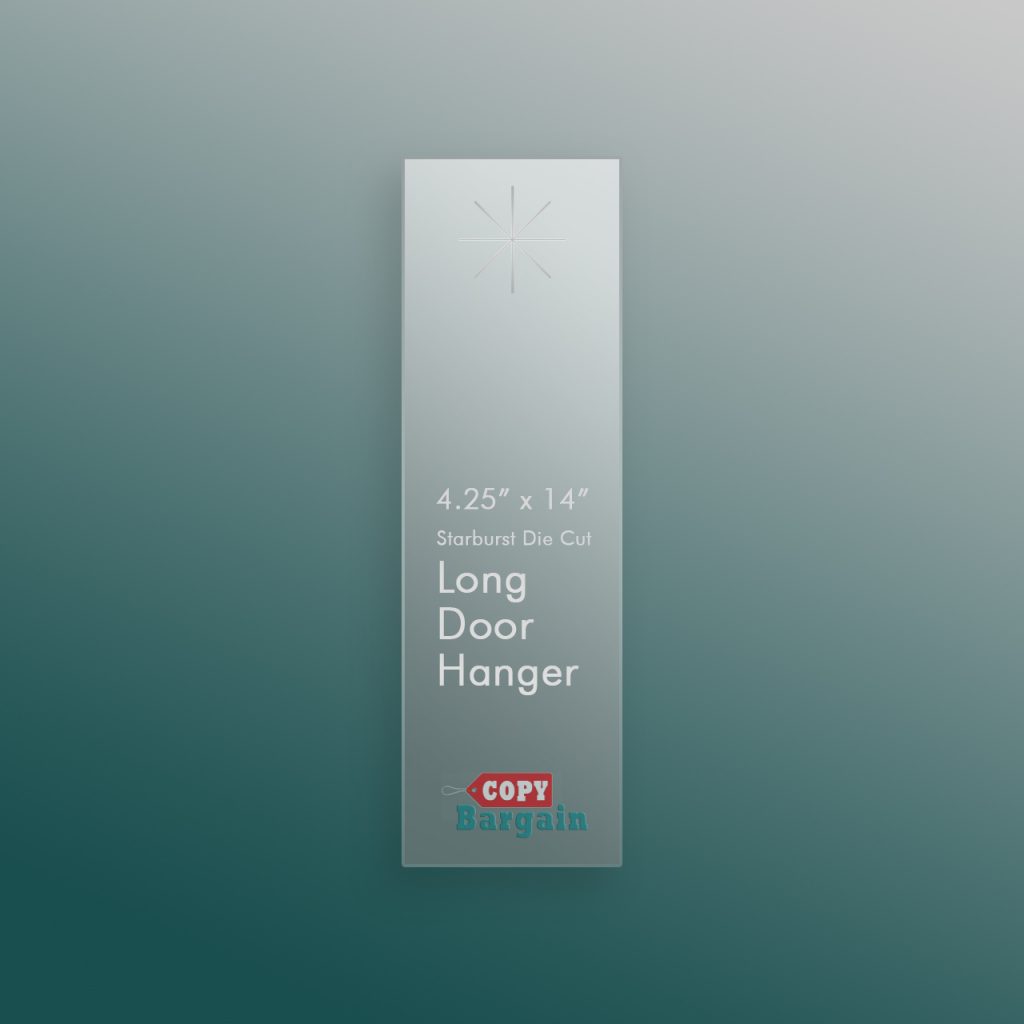 Long Door Hanger Printing — Copy Bargain